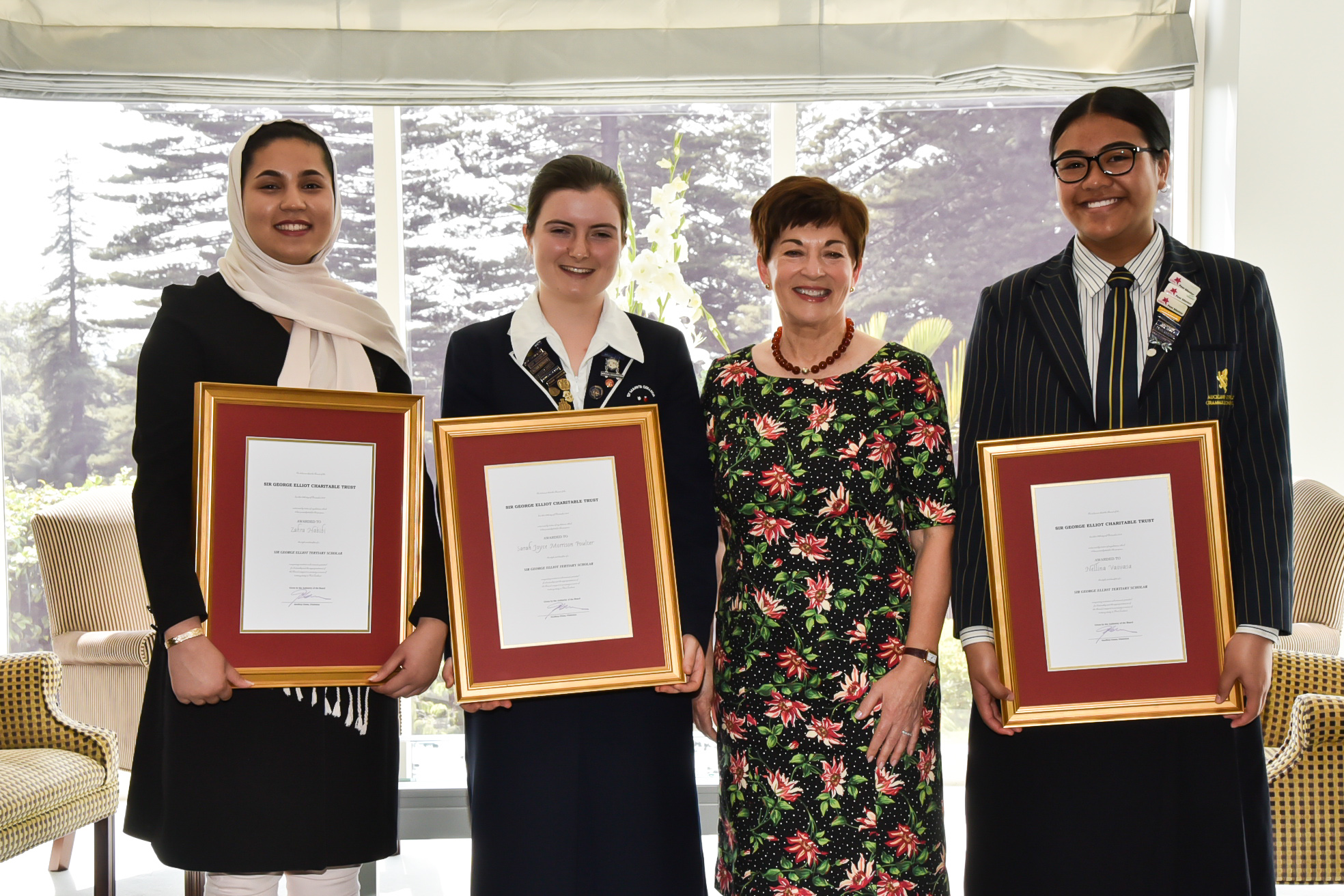 Sir George Elliot Scholarships 2019 | The Governor-General of New Zealand