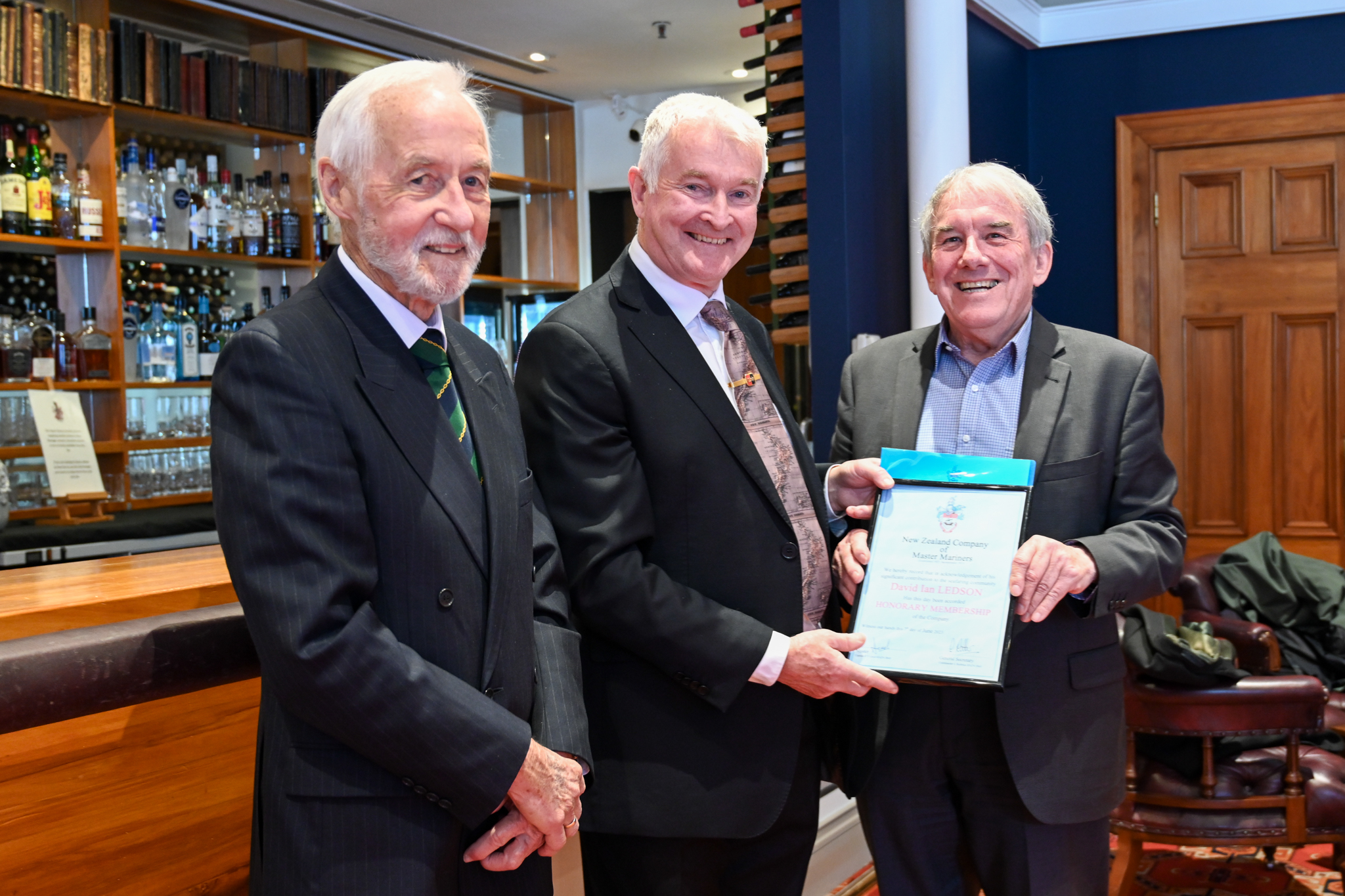 Dr Davies visits the Wellington Branch of New Zealand Company of Master ...