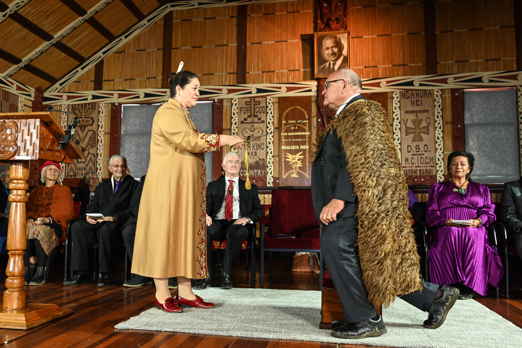 Investiture ceremony for Ta Selwyn Parata KNZM | The Governor-General ...