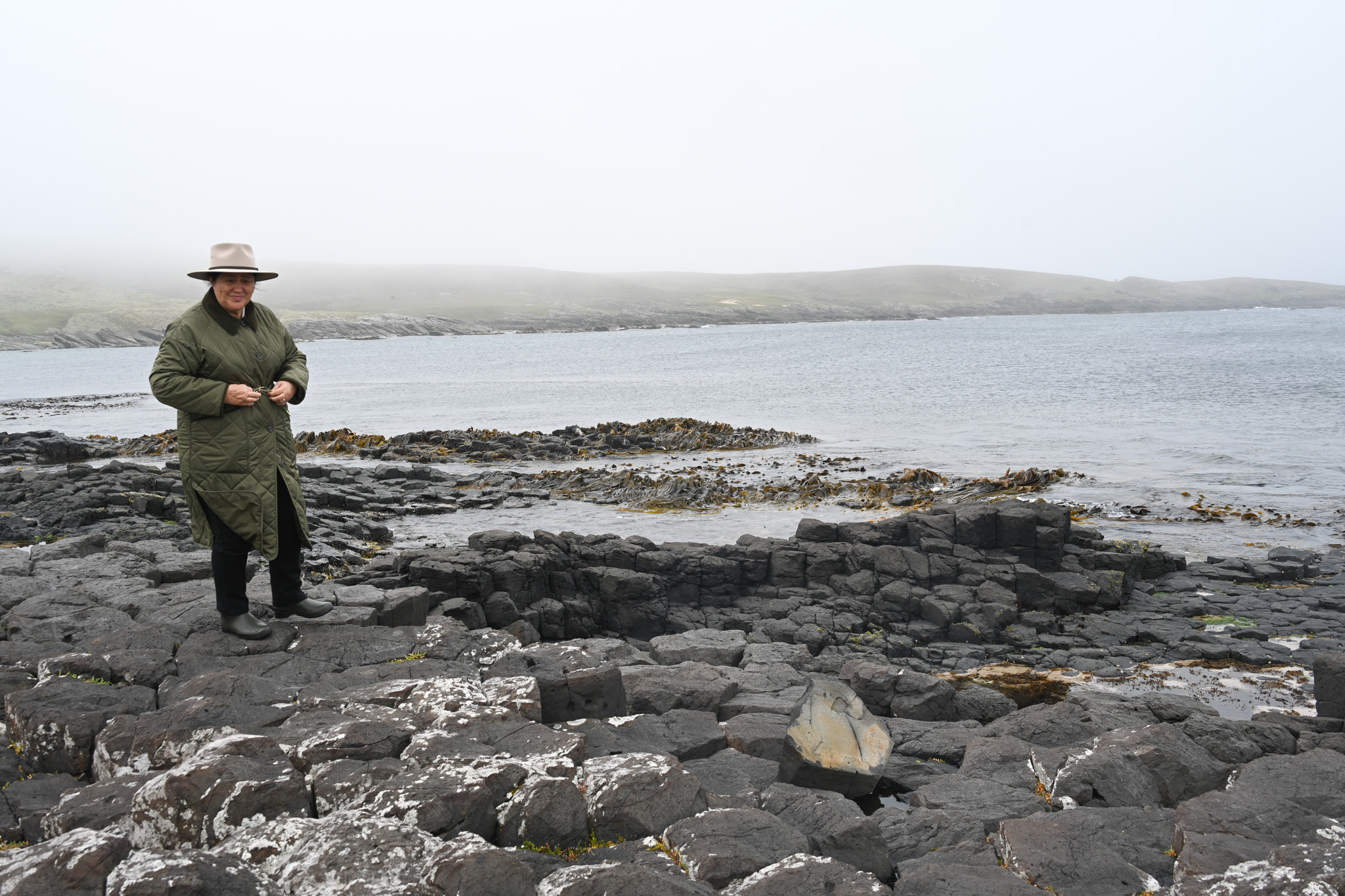 Visit to Basalt Columns on Rekohu Chatham Islands | The Governor ...