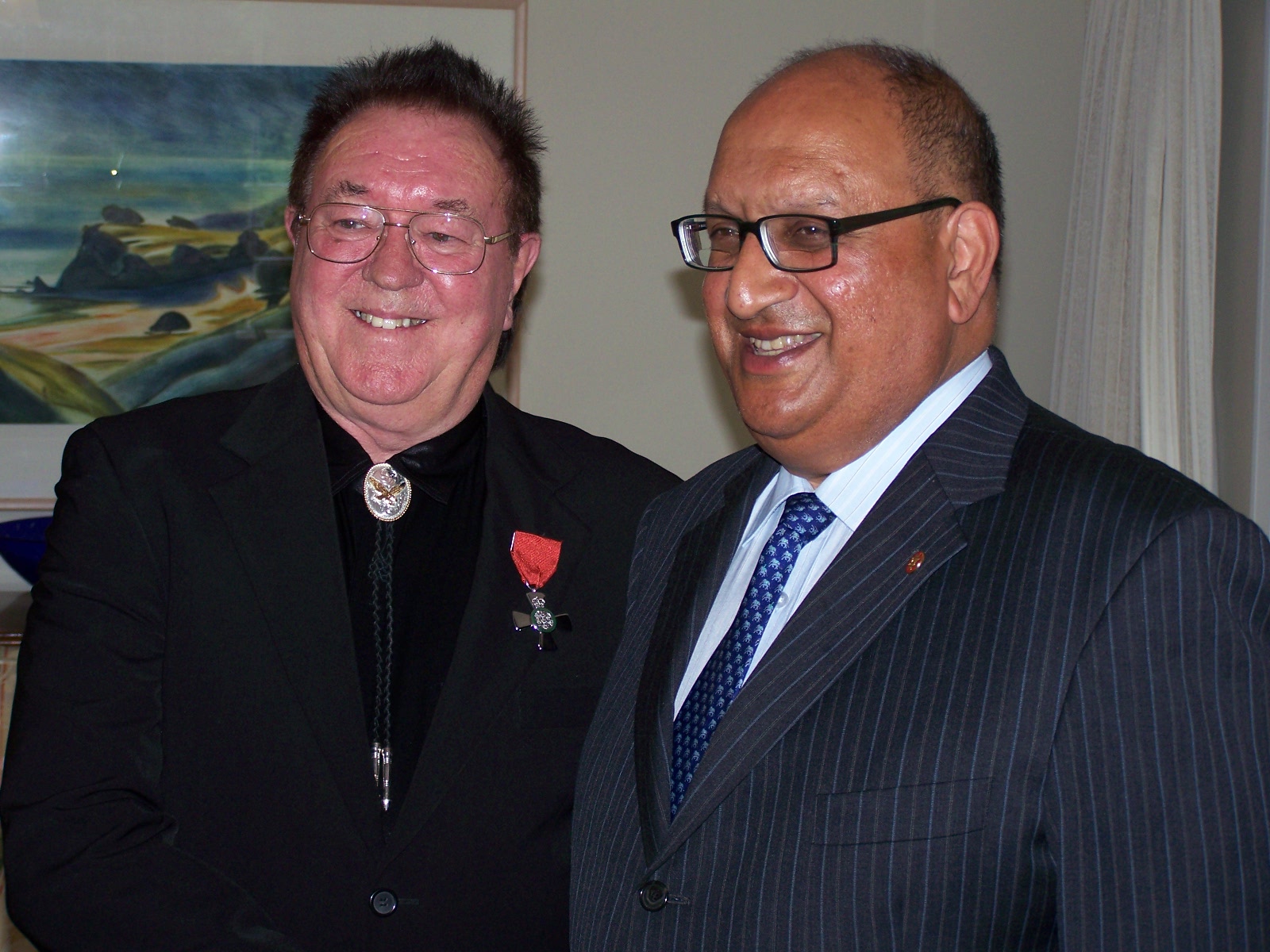 Investiture for Johnny Devlin | The Governor-General of New Zealand