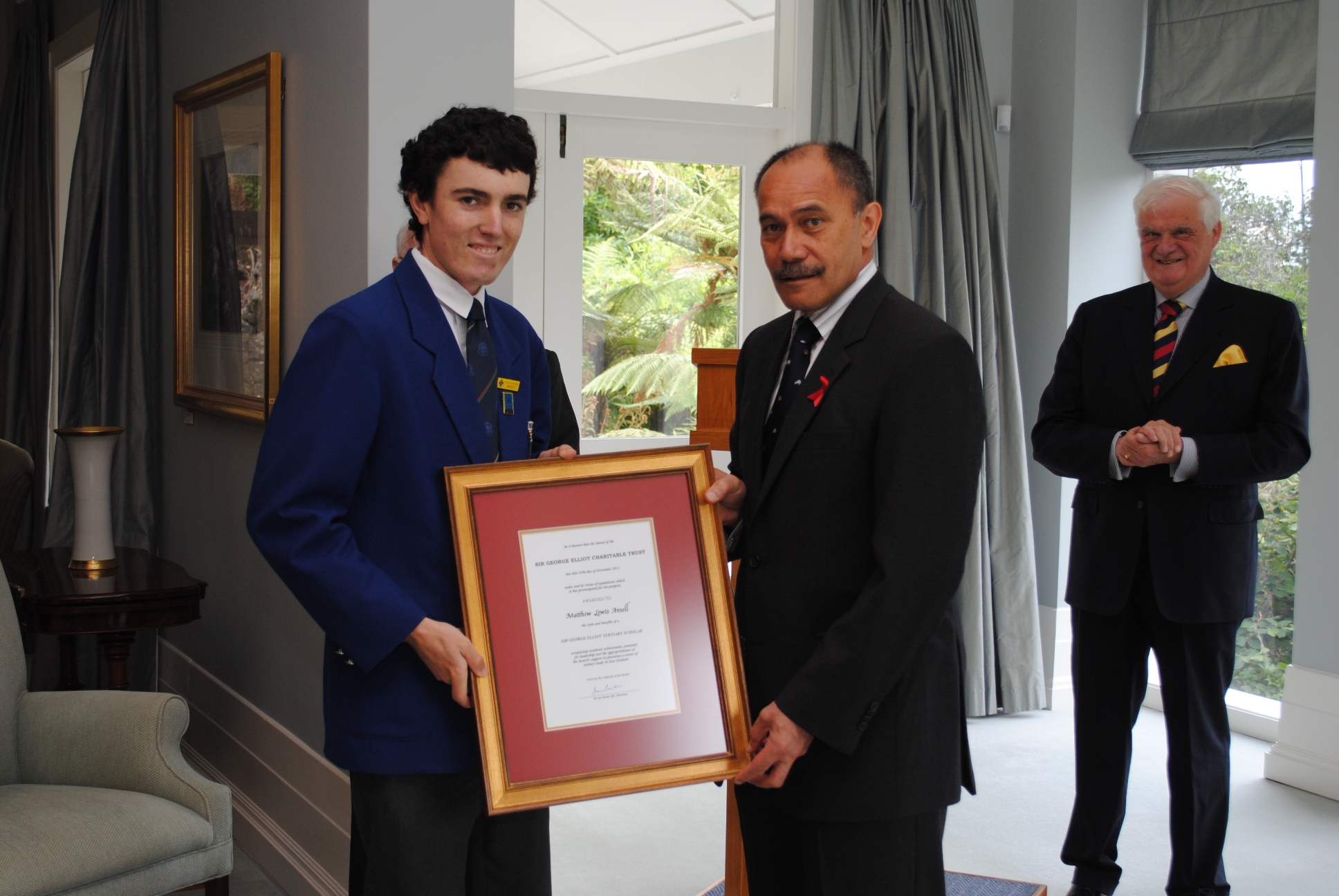Sir George Elliot Scholarship Awards ceremony | The Governor-General of ...